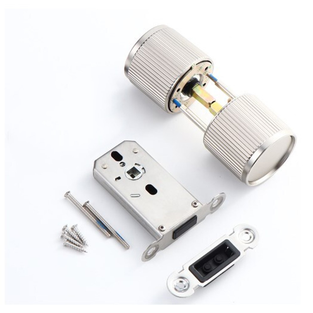 Simple Indoor Round Ball Magnetic Door Lock Concealing Key Round Door ...