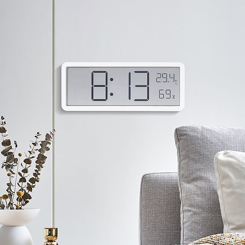 Simple large-screen clock temperature and humidity clock, creative ...