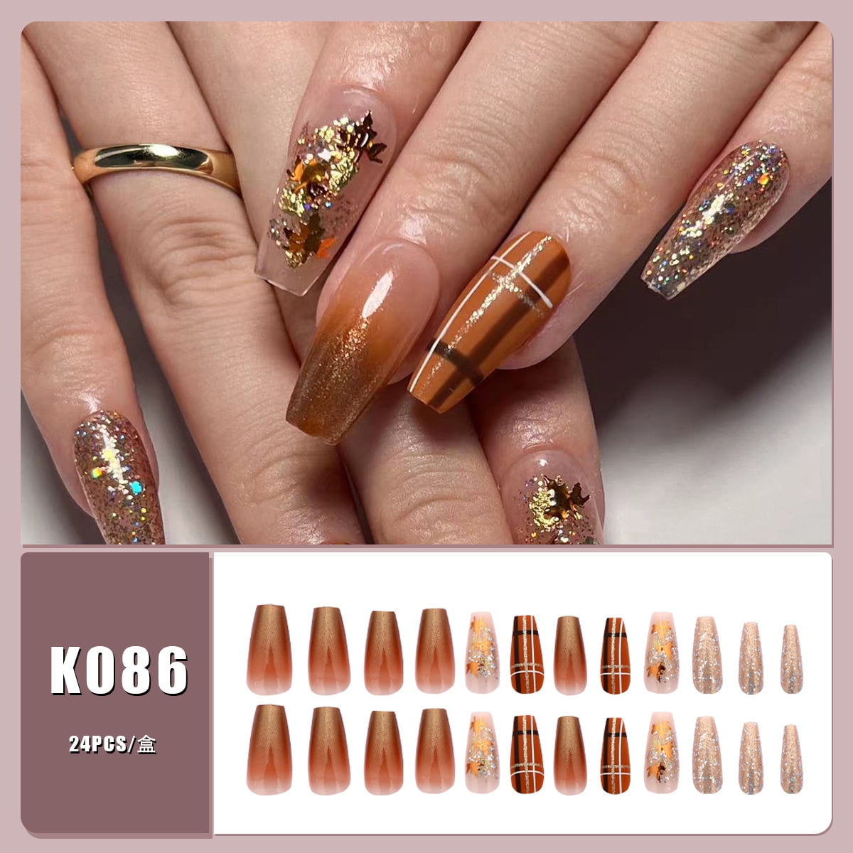 Simple popular wear nail European and American ins style nail beauty ...