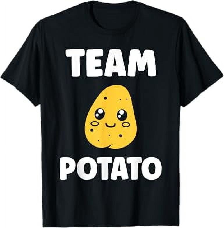 Simple potatoes funny Humor Cute team potato T-Shirt - Walmart.com