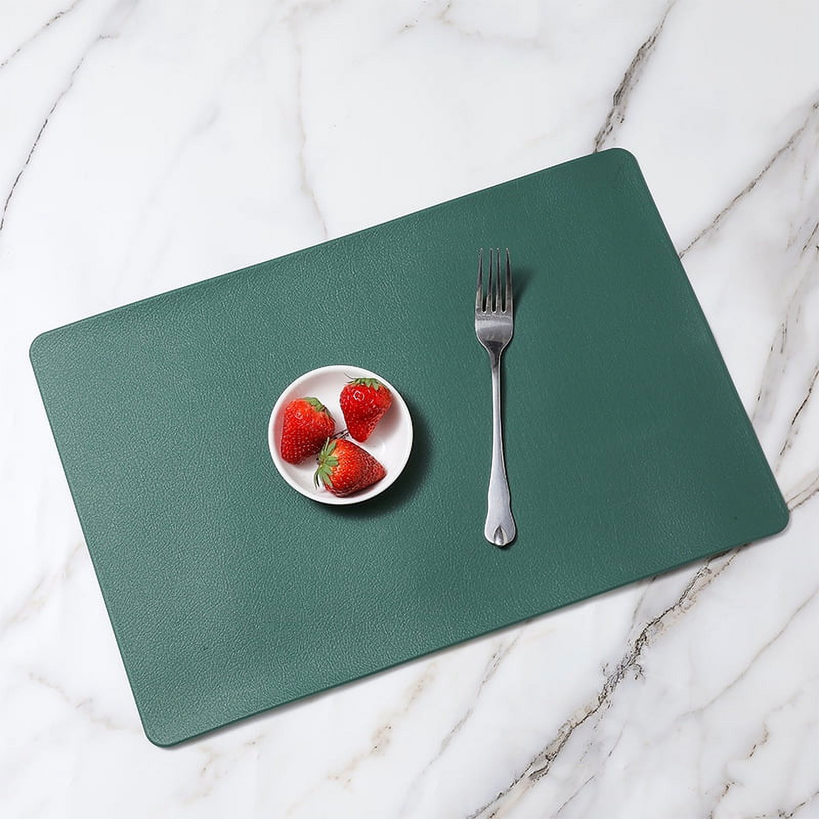 Simple pvc Placemat Hotel Cafe Home Table Mat Easy Clean Double Thermal ...