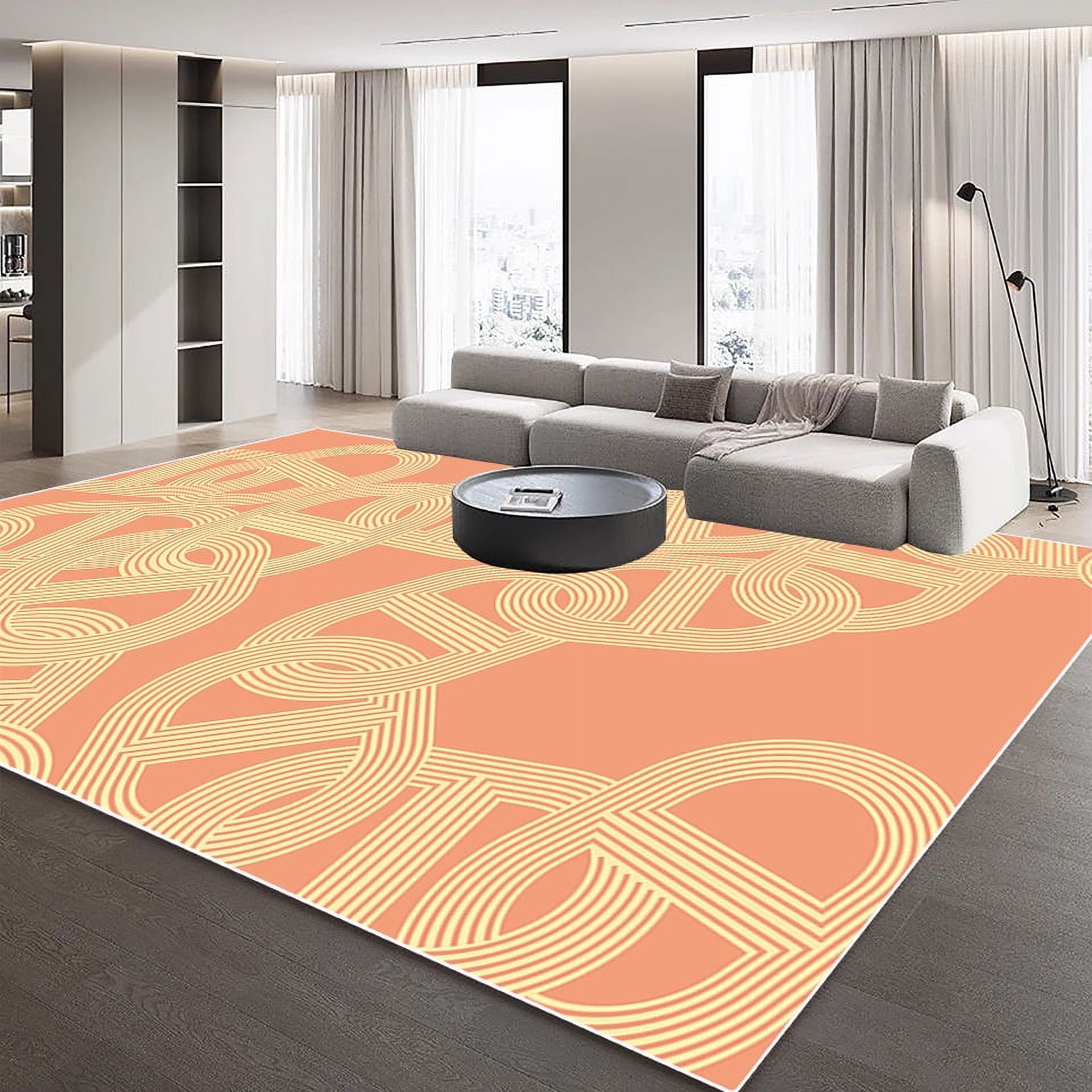 Simple ration Soft Rugs Modern Living Room Geometry Carpets Home Light ...