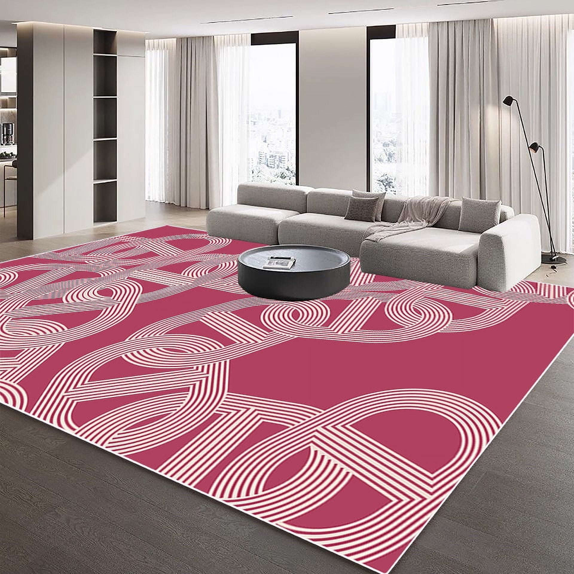 Simple ration Soft Rugs Modern Living Room Geometry Carpets Home Light ...