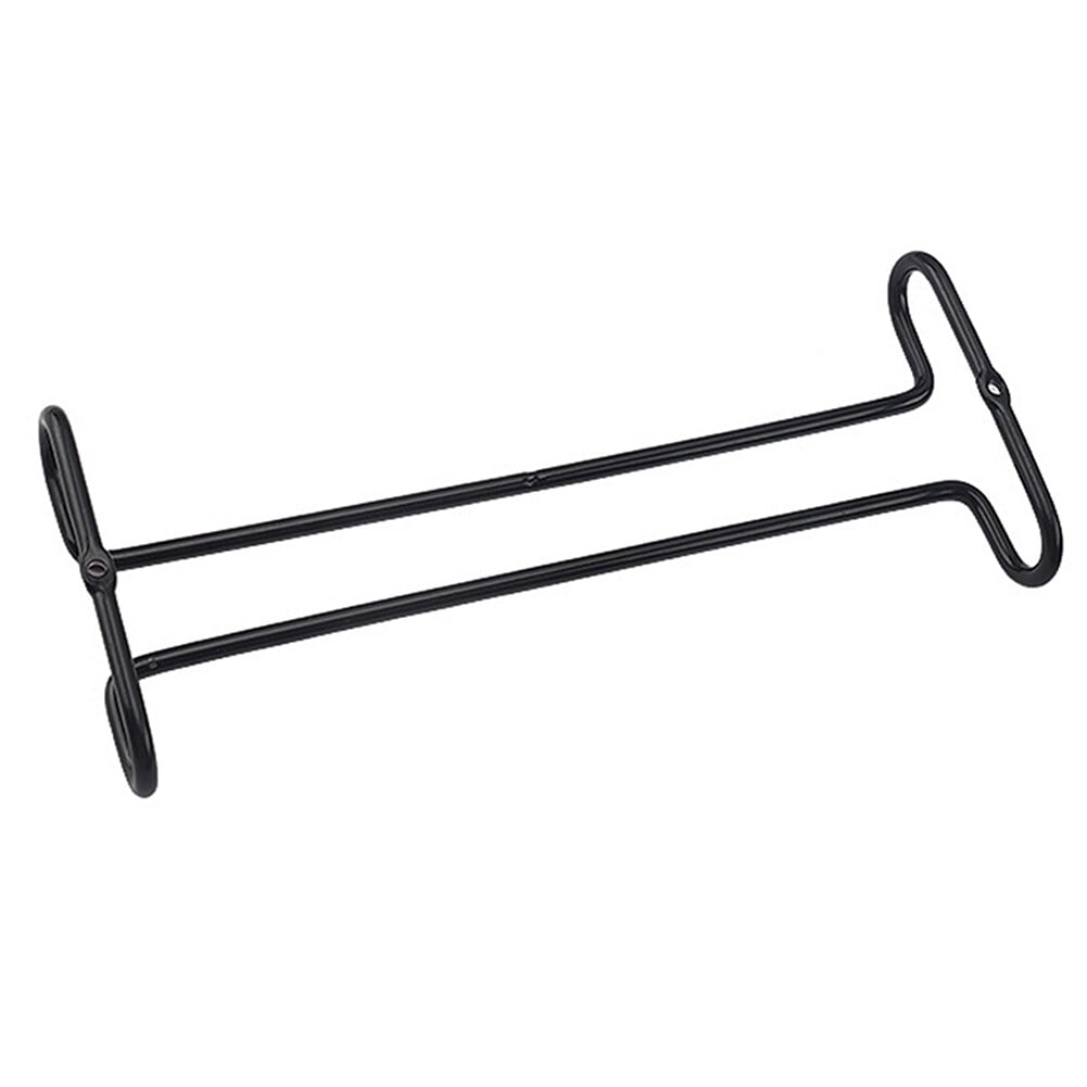 Simple red wine glass rack wrought iron inverted wine glass storage ...