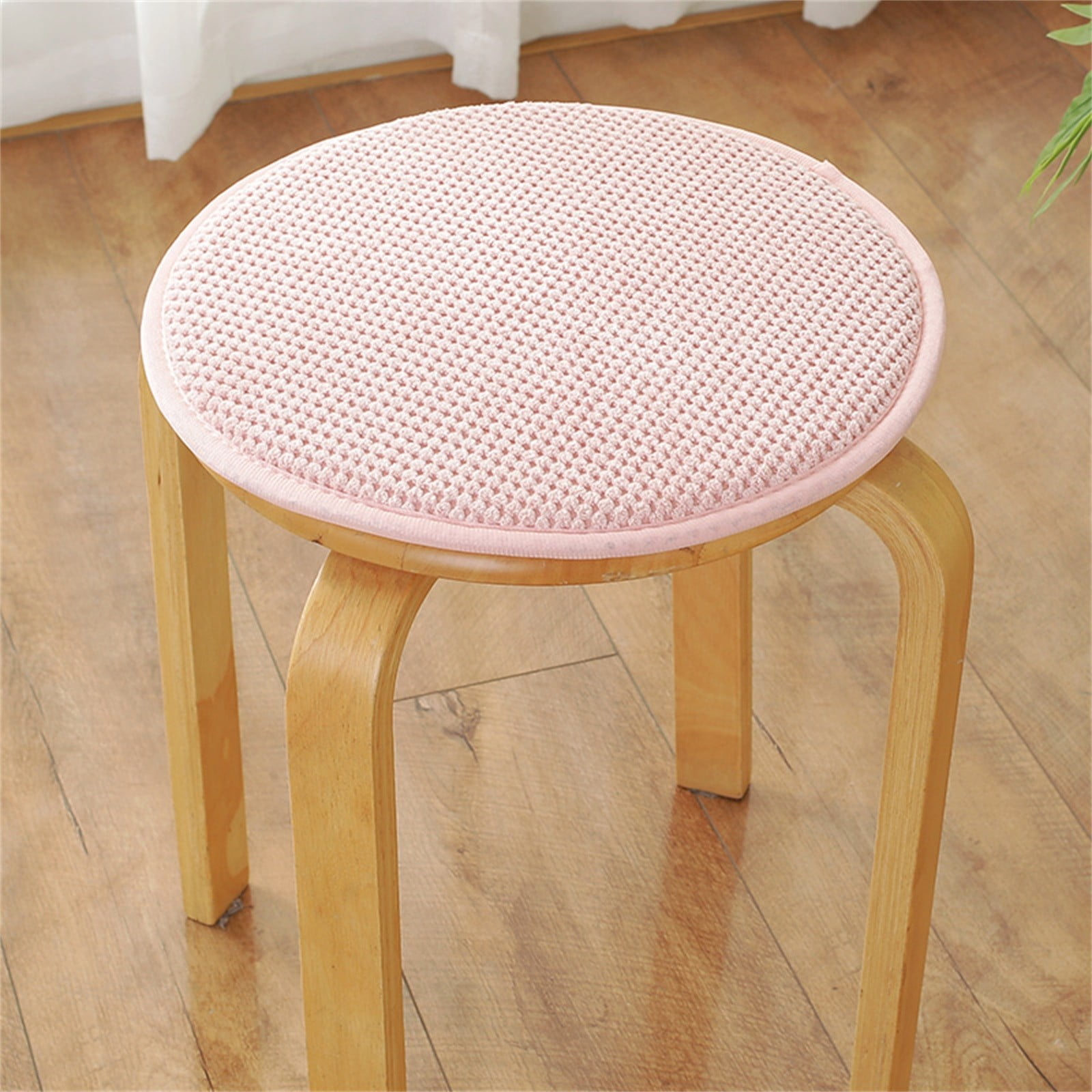 Simple thickened corduroy solid-color round cushion|G|JACOJE Round ...