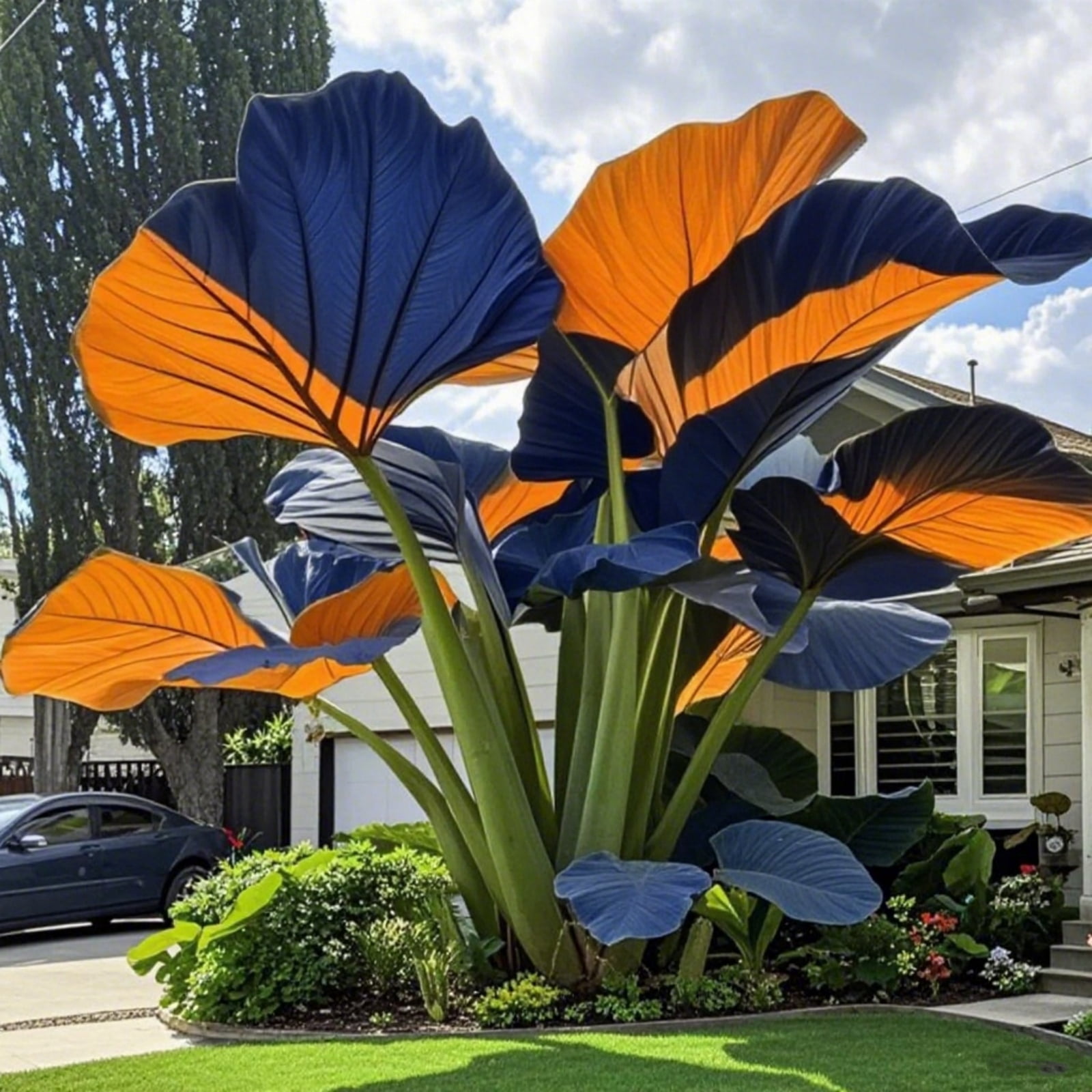 Simple to Grow Premium Garden Stakes, Corners Garden/Elephant ears ...