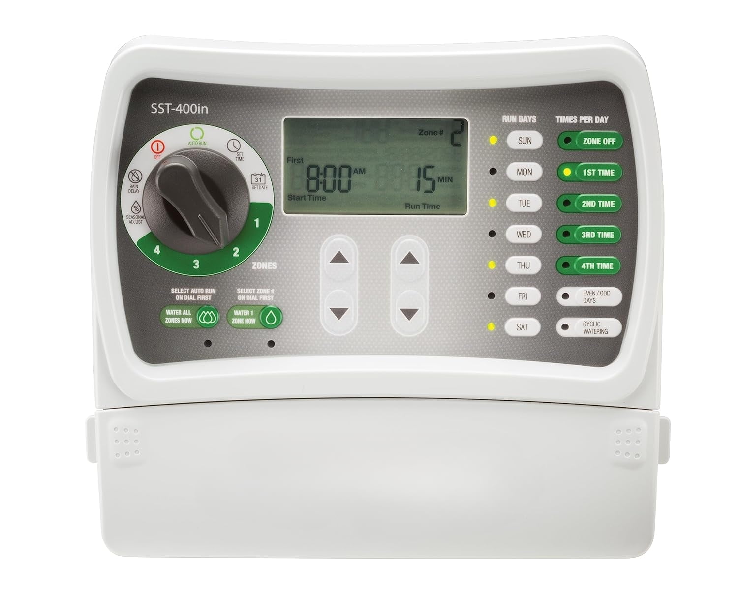 Simple-to-Set Indoor Sprinkler/Irrigation System Timer/Controller, 4 ...