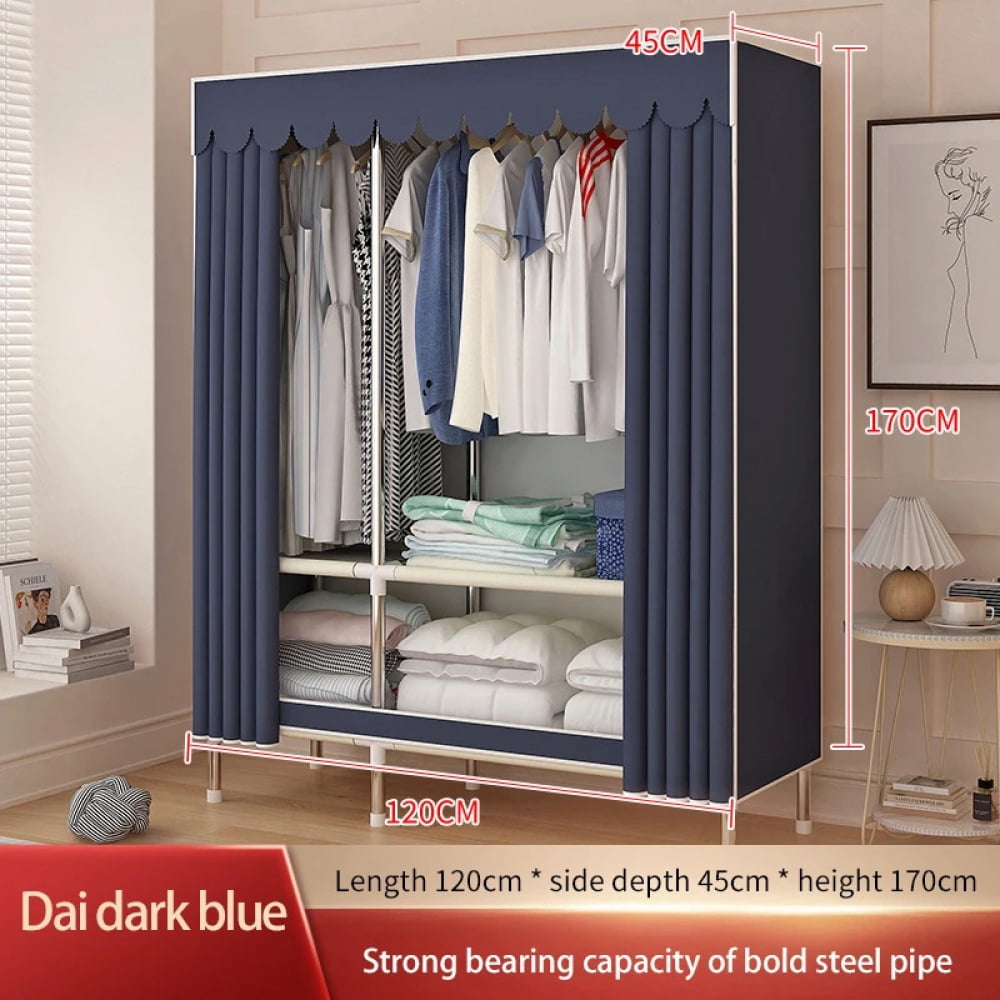 Simple wardrobe assembly fabric cabinet - Walmart.com