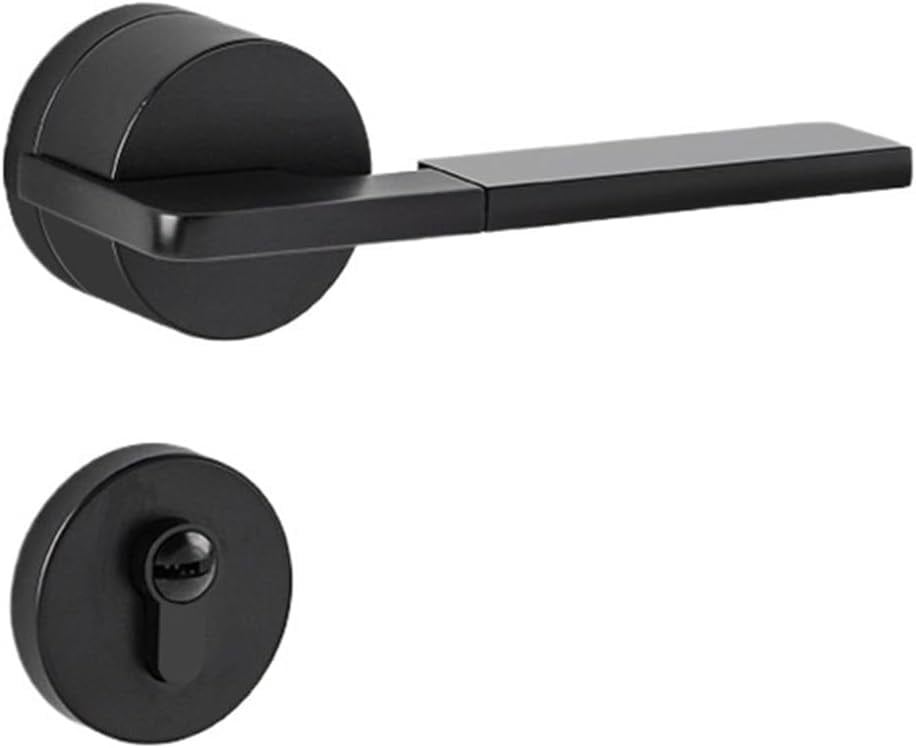 Simple zinc Alloy Door Lock Indoor Door Handle Split Magnetic Silent ...