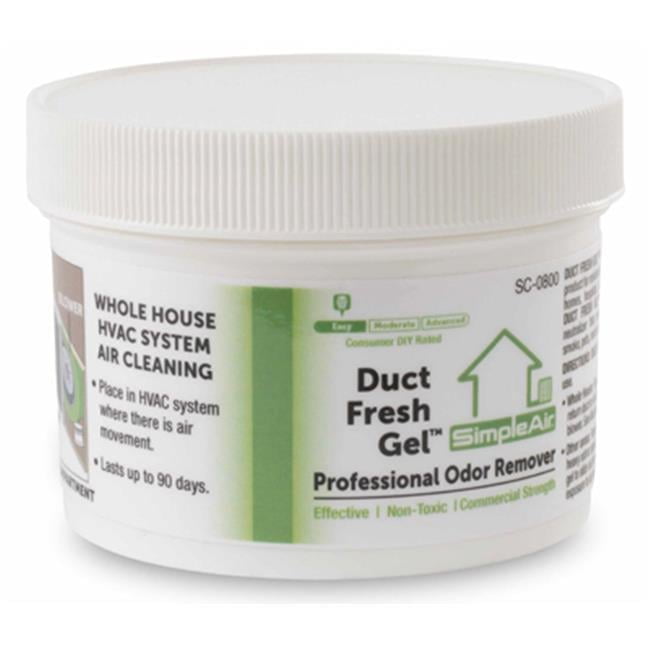 SimpleAir Duct Fresh Gel - HVAC Air Freshener, Cleaner, Deodorizer Non ...