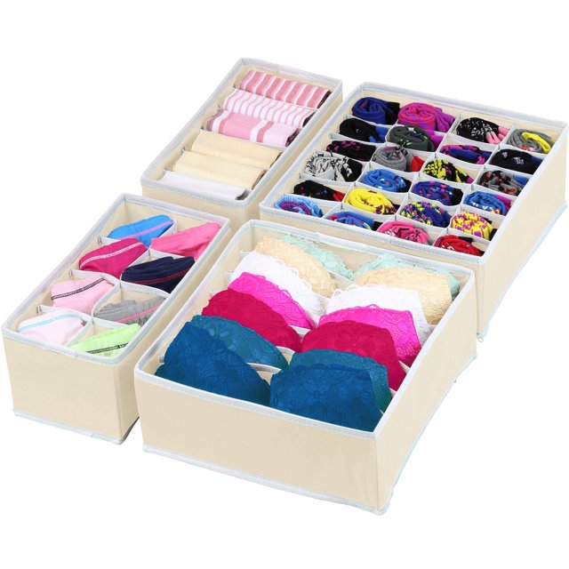 SimpleHouseware Closet Undergarment, Lingerie, Socks Organizer Drawer ...