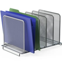 Staples Metal Incline Desktop File Sorter 8 Compartments Black 10855 ...
