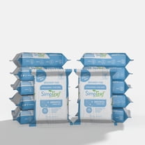 Simpleaf Flushable Wet Wipes, Eco-Friendly, Hypoallergenic, Paraben ...
