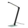 Simplee Adesso Douglas LED Multi-Function Desk Lamp, Matte Black with ...