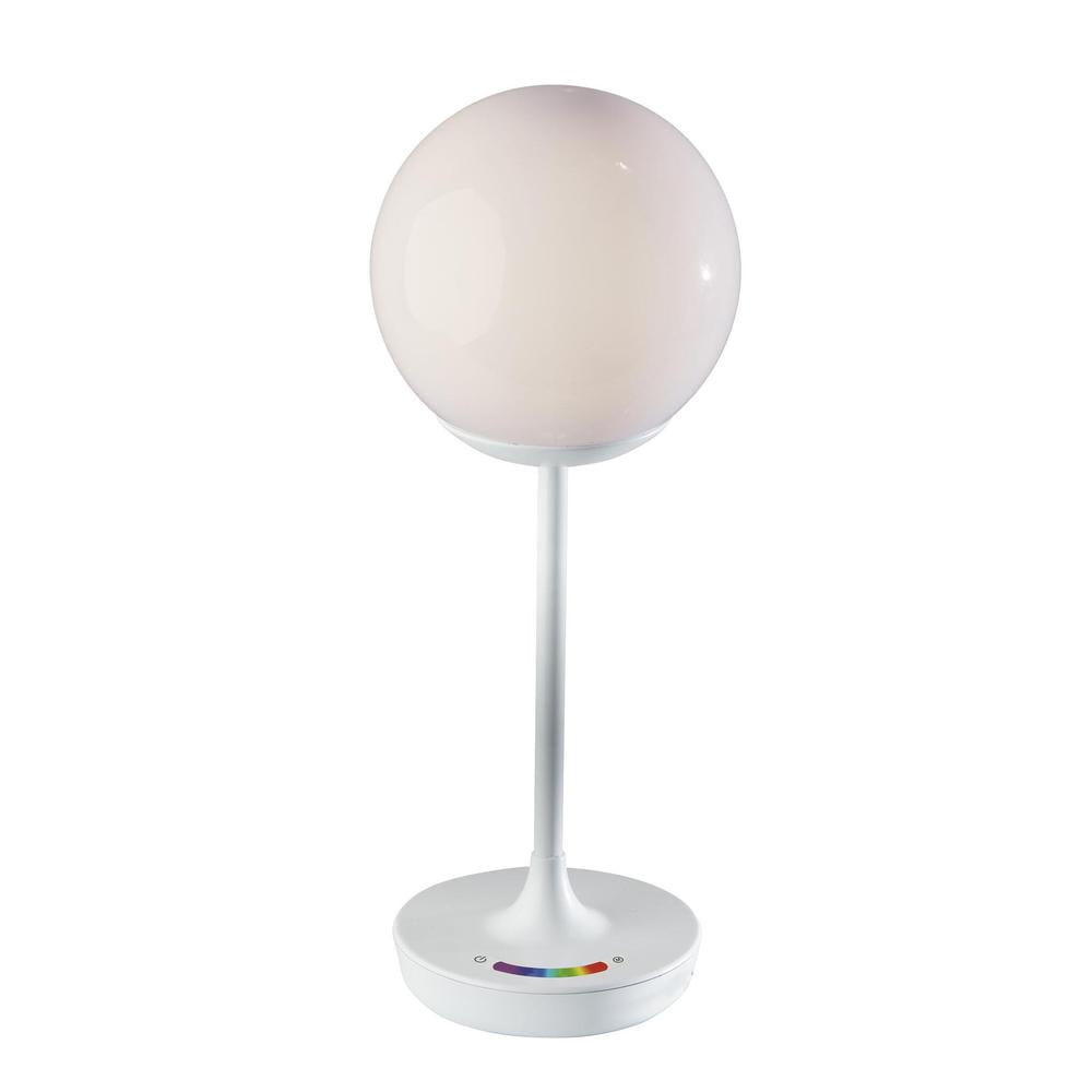 Simplee Adesso Millie LED Color Changing Table Lamp White - Walmart.com