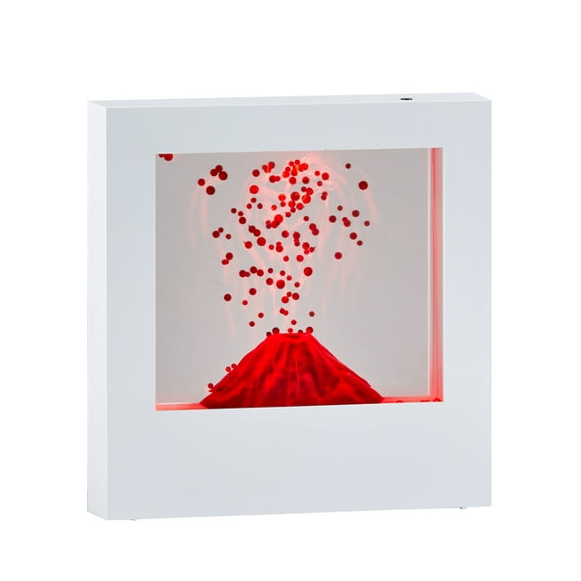 Simplee Adesso Volcano Light Box, White - Walmart.com