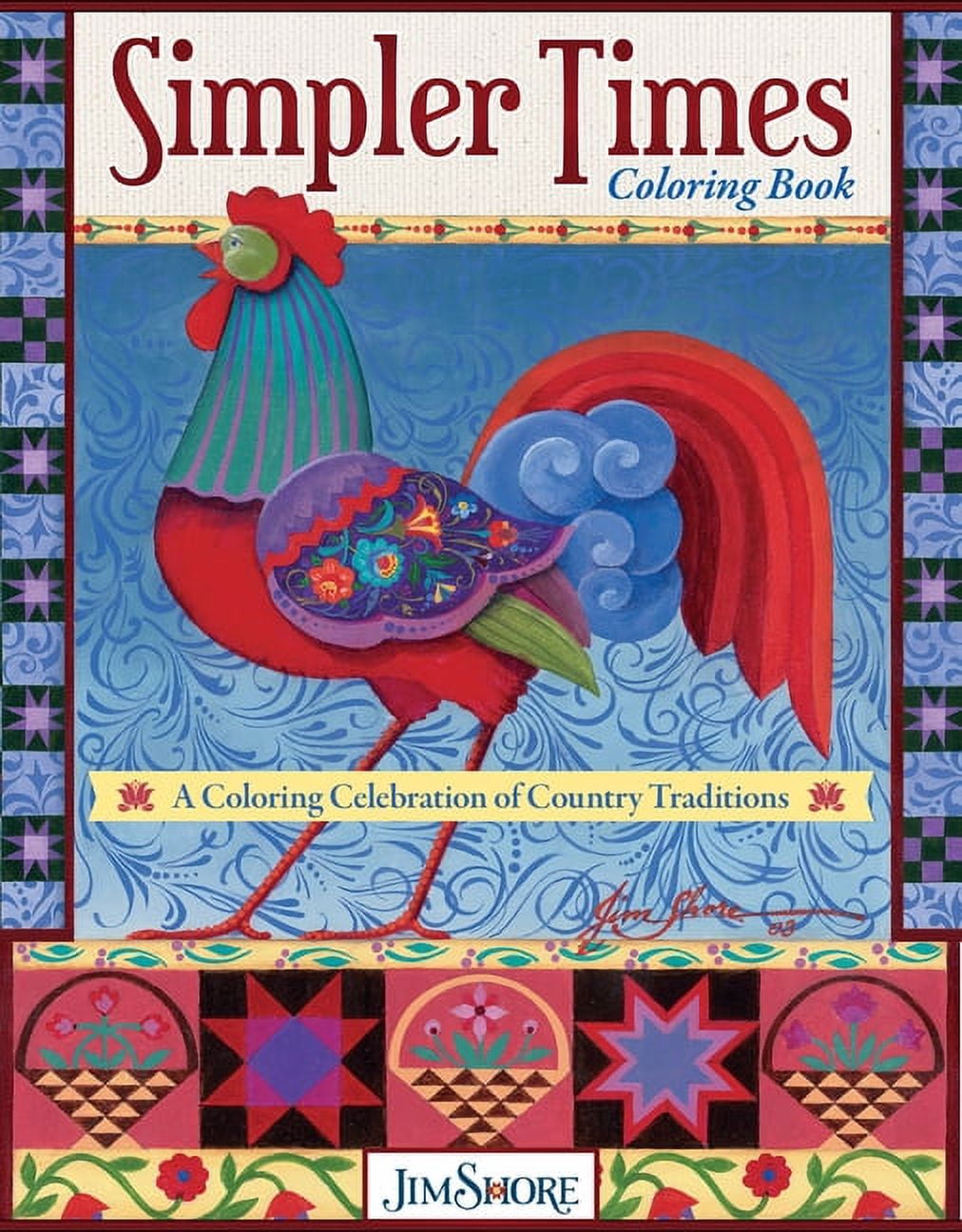 Simpler Times Coloring Book: A Coloring Celebration of Country ...