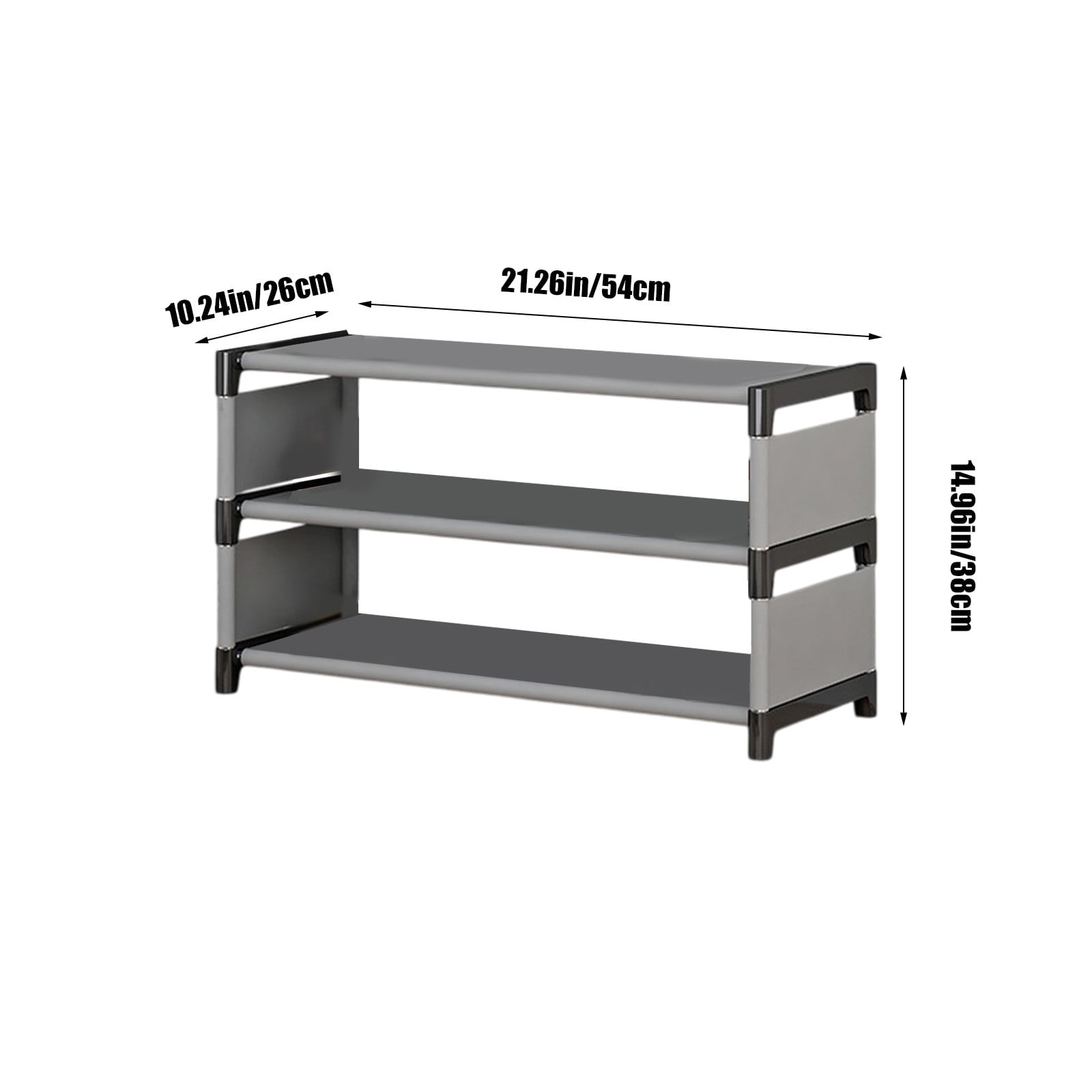 Simples Shoe Racks Reinforced 3 Layer Assembly Simples Storage Rack ...