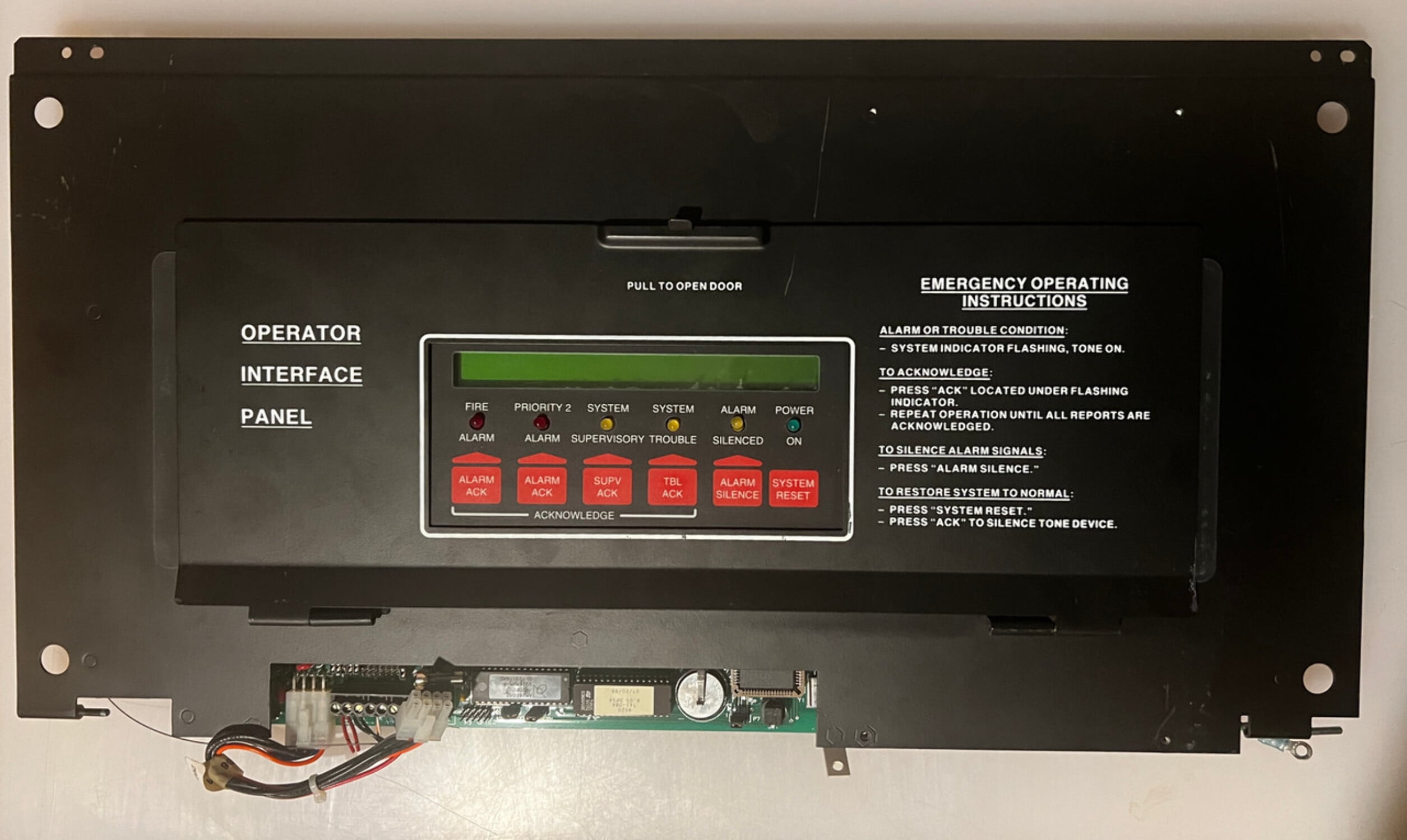 Simplex 4020-8001 Main Operator Panel - Walmart.com