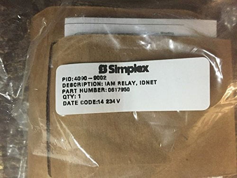Simplex 4090-9002 IAM relay IDNET Fire Alarm - Walmart.com