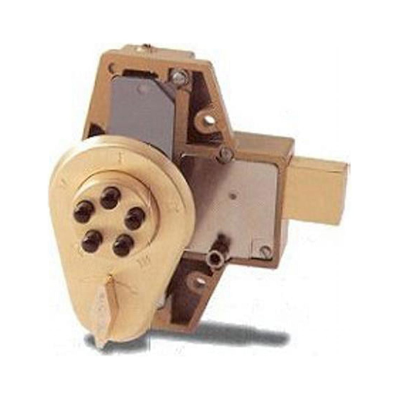 Simplex 9100000-04 Auxiliary Lock with Thumbturn 1 in. Dbolt Latch Door ...