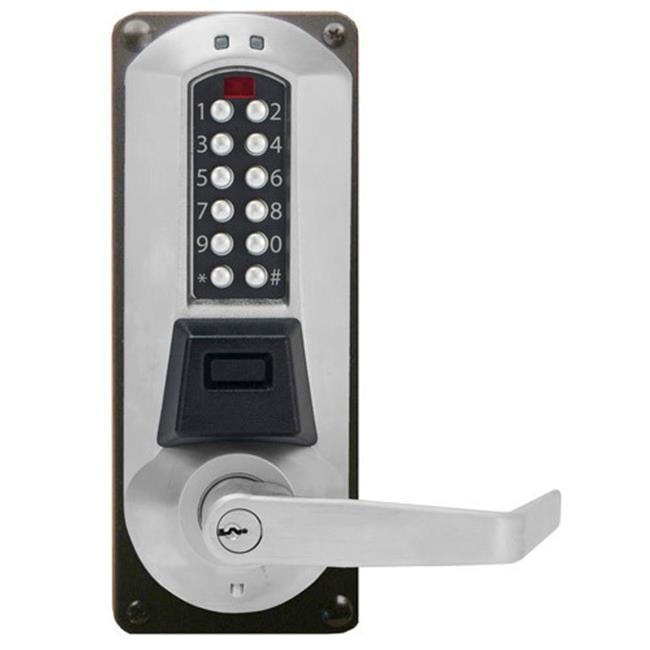 Simplex E5710BWL-626 Pushbutton Exit Trim Lever Dual Credential Lock ...