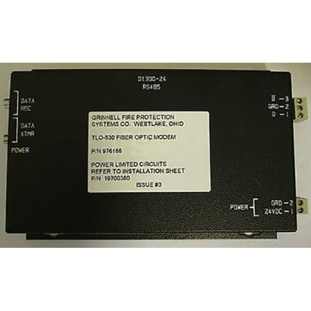 Simplex Grinnel TLO-530 Fiber Optic Modem (P/N: 976166) - Walmart.com