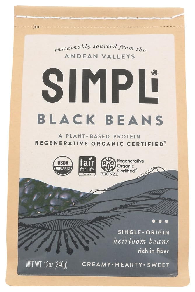 Simpli Beans Black Regenerative Organic (8 Pack) 12 oz - Walmart.com