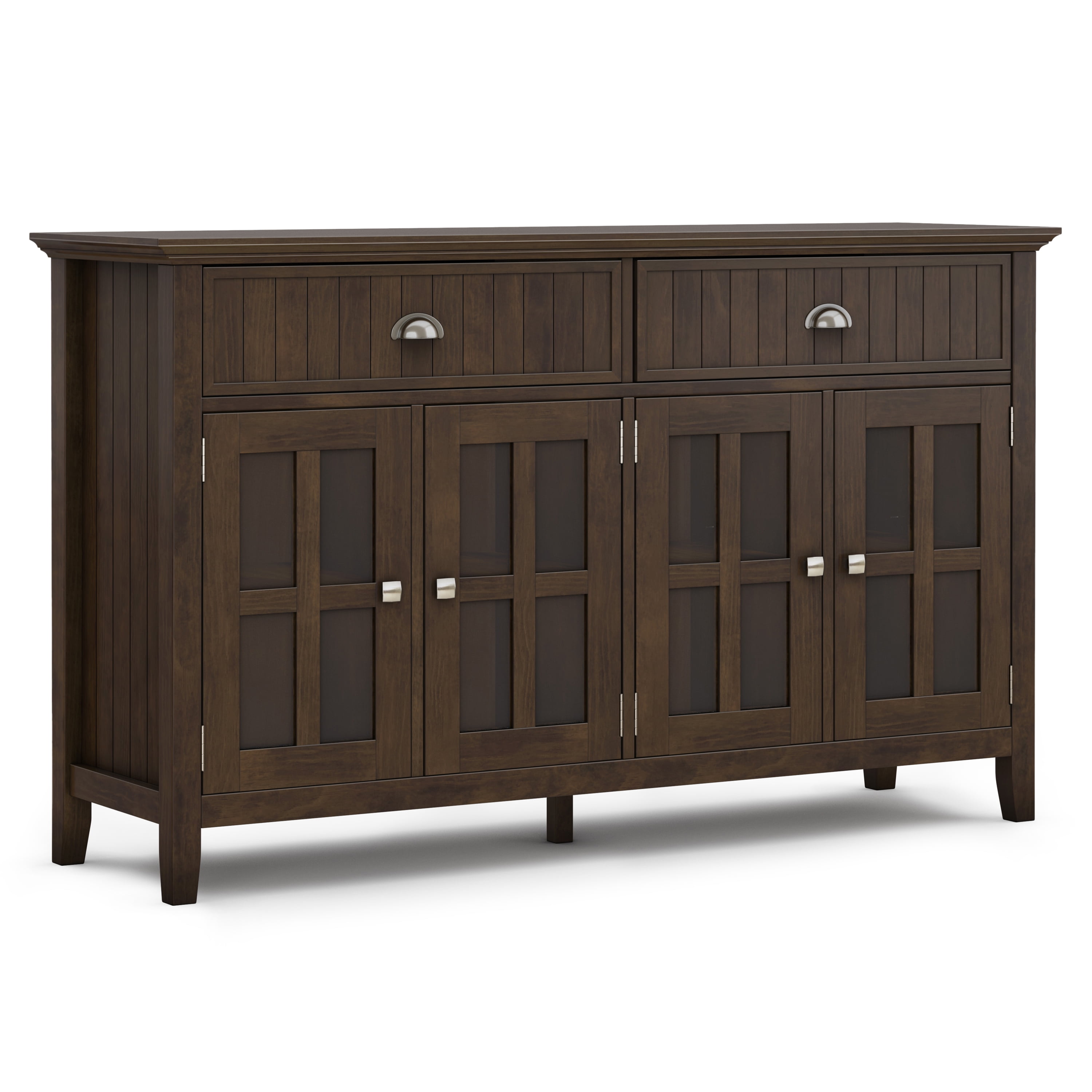 Simpli Home Acadian SOLID WOOD and Pine 60 inch x 17 inch Rectangle ...