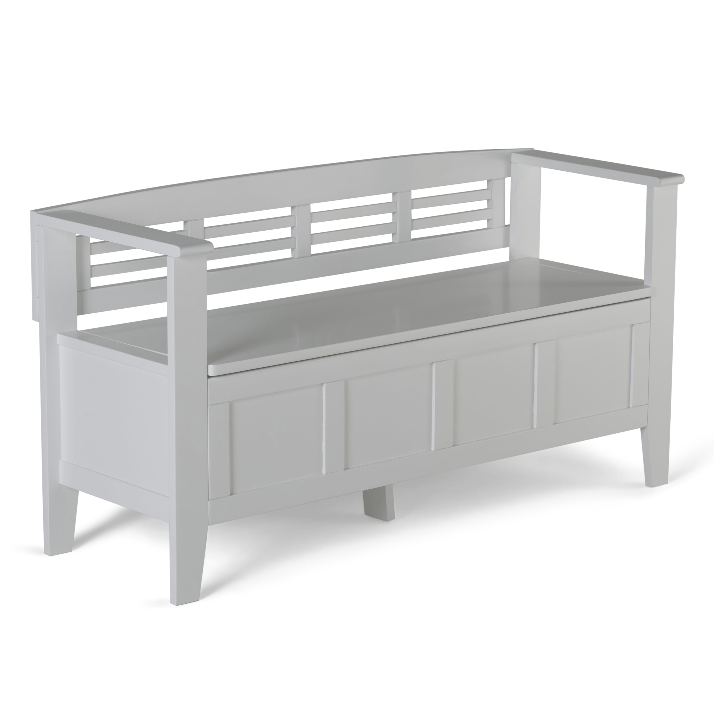 Simpli Home Adams SOLID WOOD 48 inch Wide Contemporary Entryway Storage ...