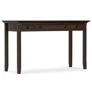 Simpli Home Monroe SOLID ACACIA WOOD Rustic 60 inch Wide Desk in ...