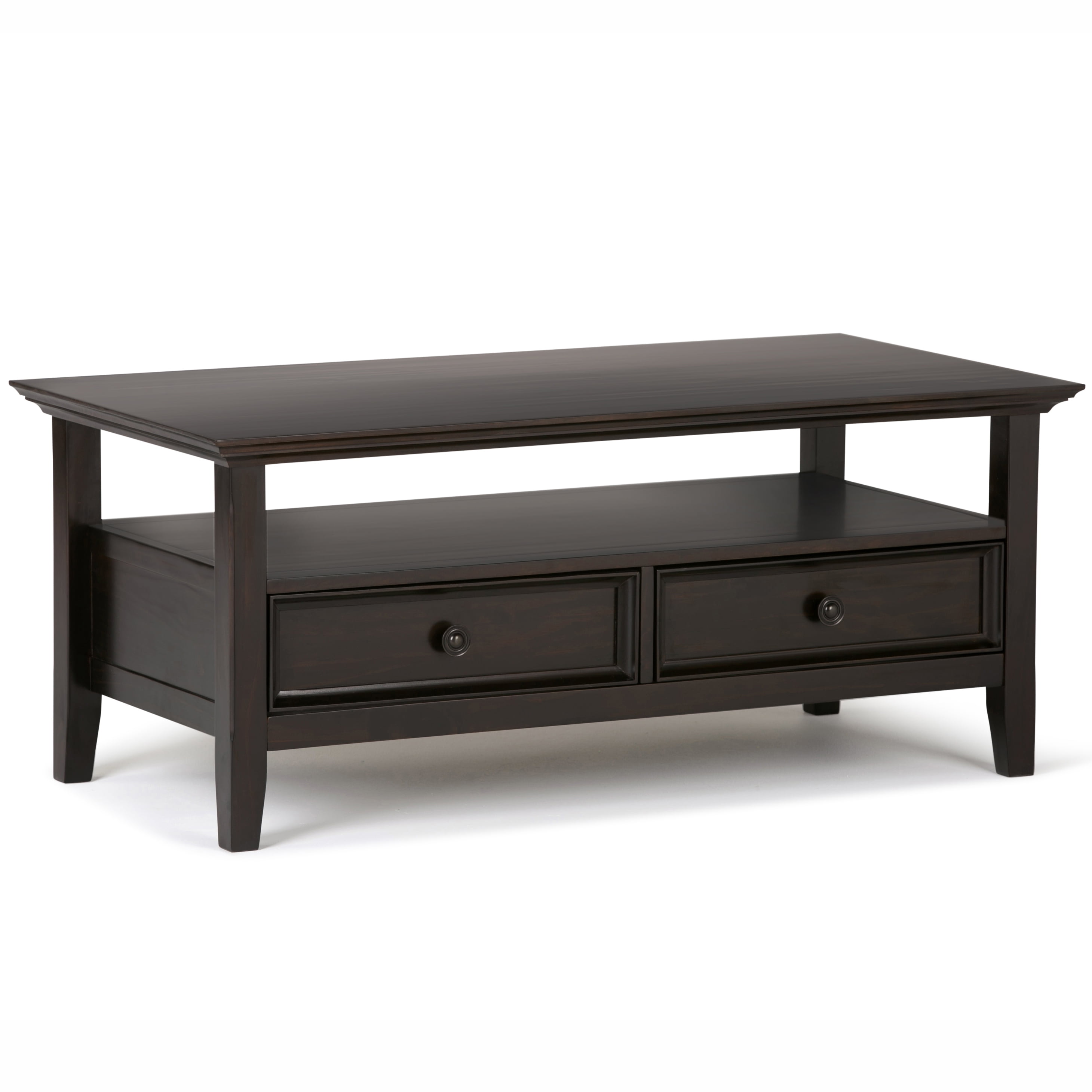 Simpli Home Amherst SOLID WOOD 44 inch Wide Rectangle Transitional ...