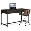 Simpli Home Harper 60 inch Wide Desk with Office Drawers, Solid ...
