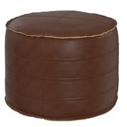 Margo Boho Round Pouf in Multi Color Braided Jute - Walmart.com