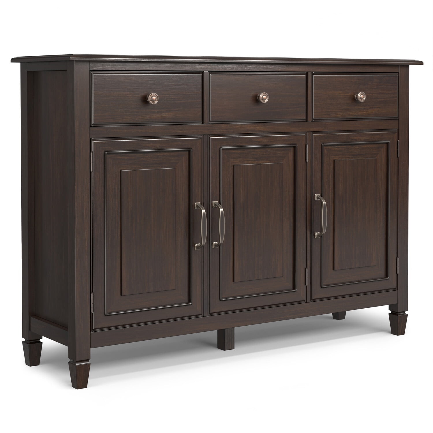 Simpli Home Connaught SOLID WOOD 51 inch Wide Traditional Wide Entryway ...