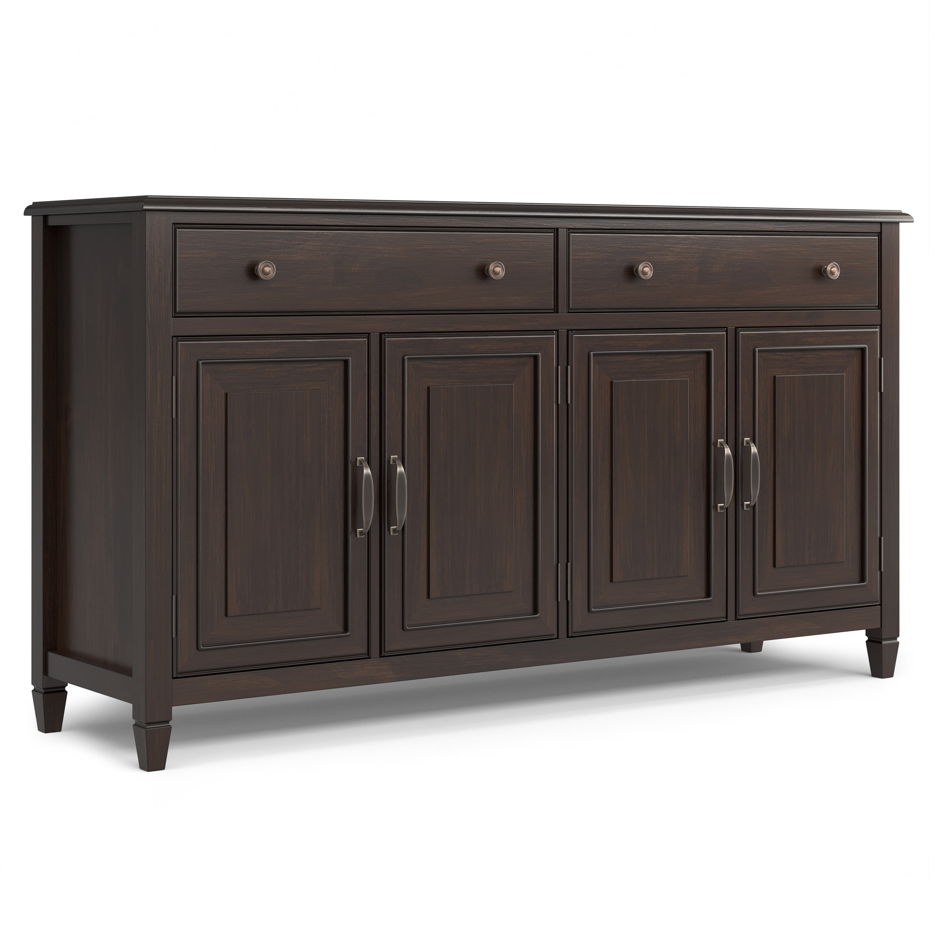 Simpli Home Connaught SOLID WOOD 67 inch Wide Traditional Large ...