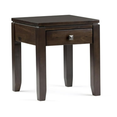 Light Oak End Table With Cabinet - Walmart.com
