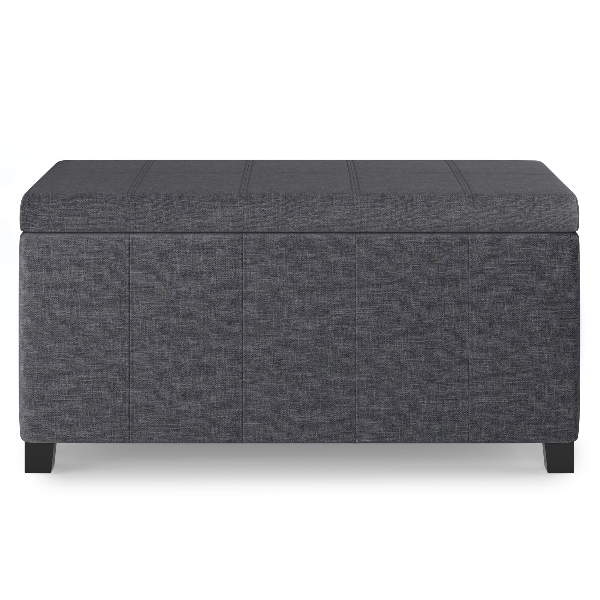 Simpli Home Dover 36 in Wide Rectangle Storage Ottoman Bench - Walmart.com