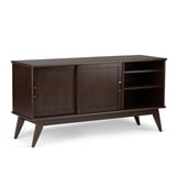 Simpli Home Draper Mid Century Medium TV Media Stand - Walmart.com