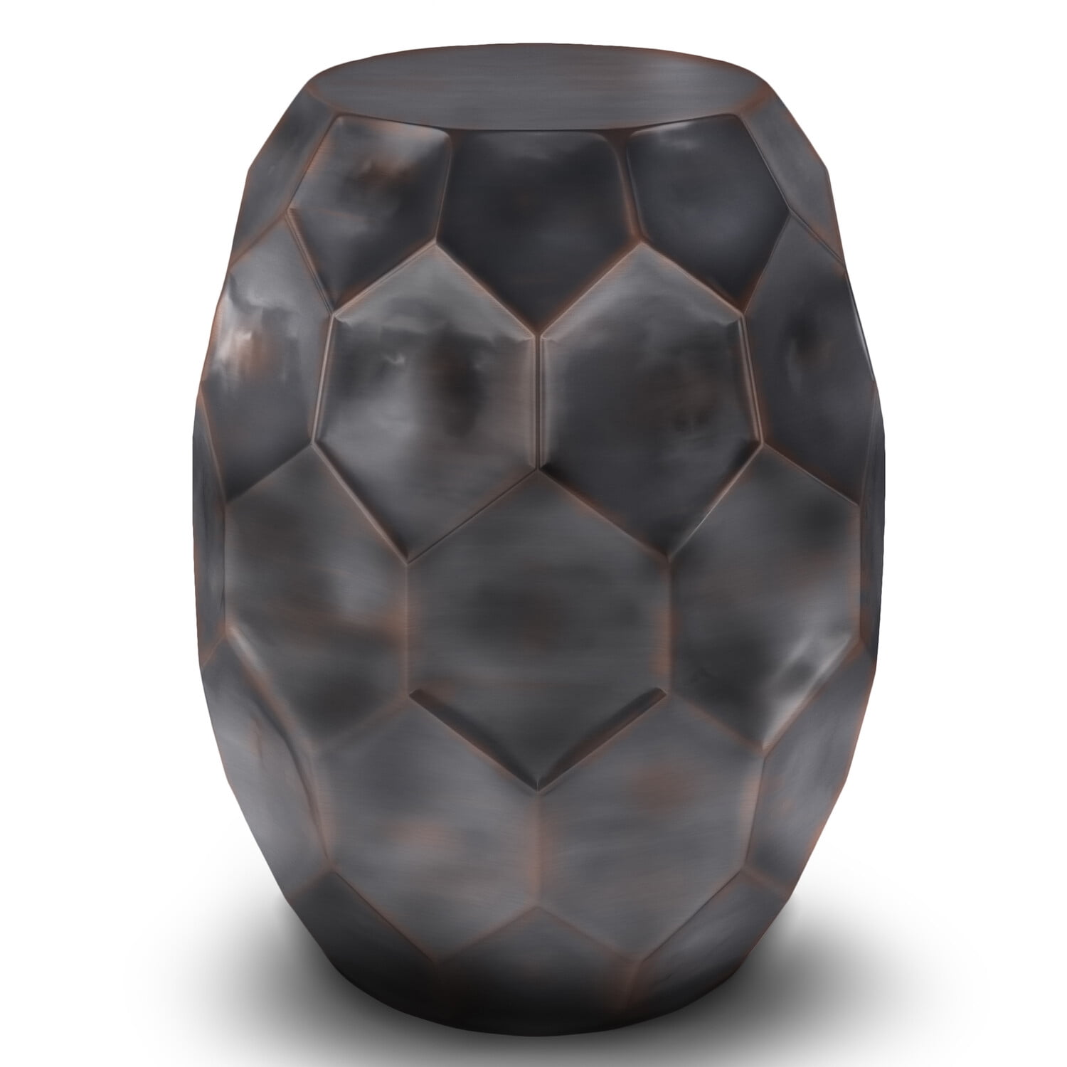 Simpli Home Flynn Metal Accent Table in Antique Copper - Walmart.com
