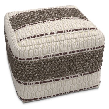 Simpli Home Fredrik Square Pouf - Walmart.com