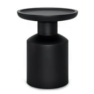 20 Inch Stool Table, Capiz Shell Inlay, Hexagonal Geometric Design ...