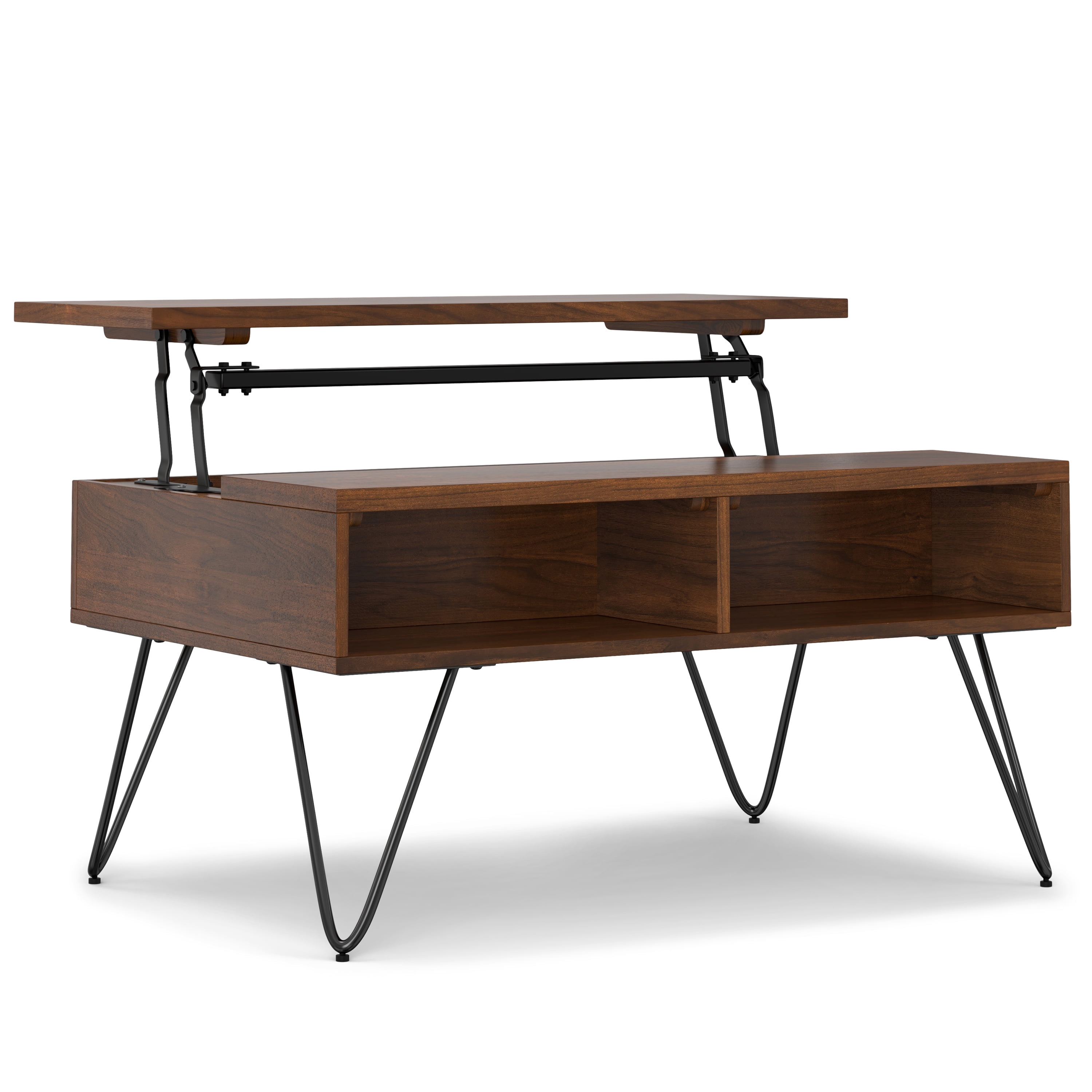 Hunter 36 inch Wide Rectangle Industial Small Lift Top Coffee Table in ...