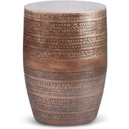 Simpli Home Toby Modern Industrial 17 " Metal Accent Side Table Antique ...