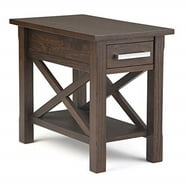 HOOBRO Narrow End Table with Drawer & USB Ports & Power Outlets Living ...