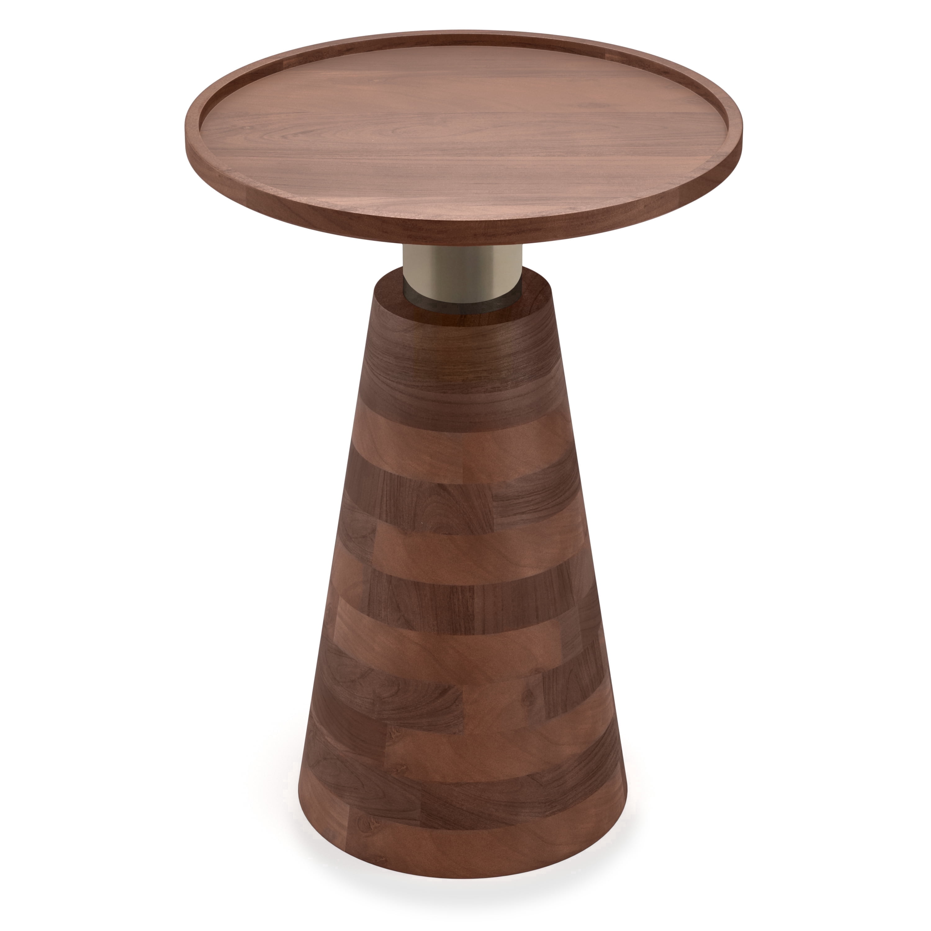 Simpli Home 16 inch Kramer Modern Solid Acacia Wood End Table in Cognac ...