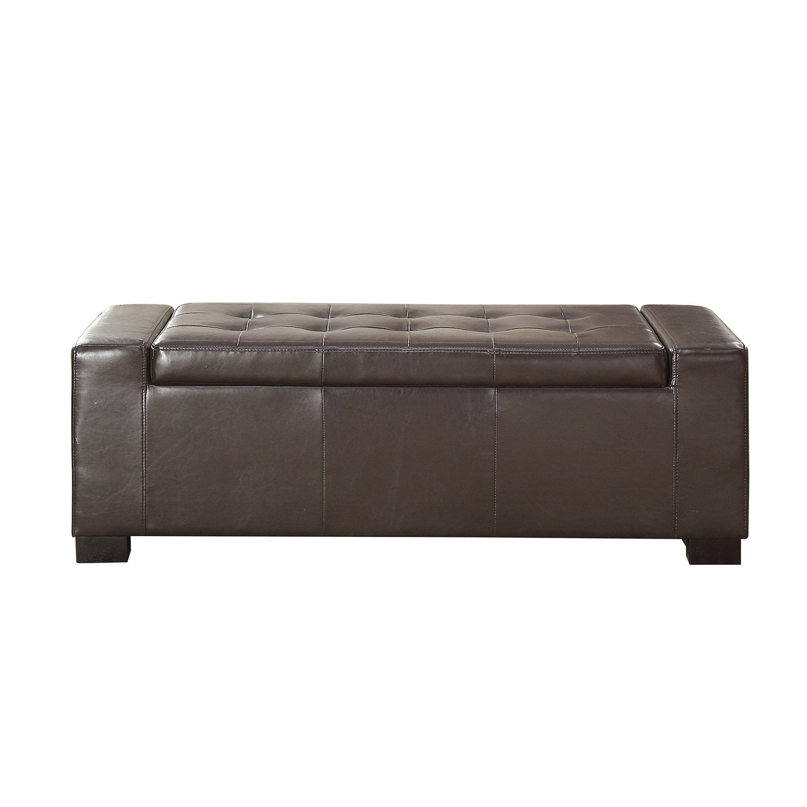 Simpli Home Laredo Large Storage Ottoman Bench - Walmart.com
