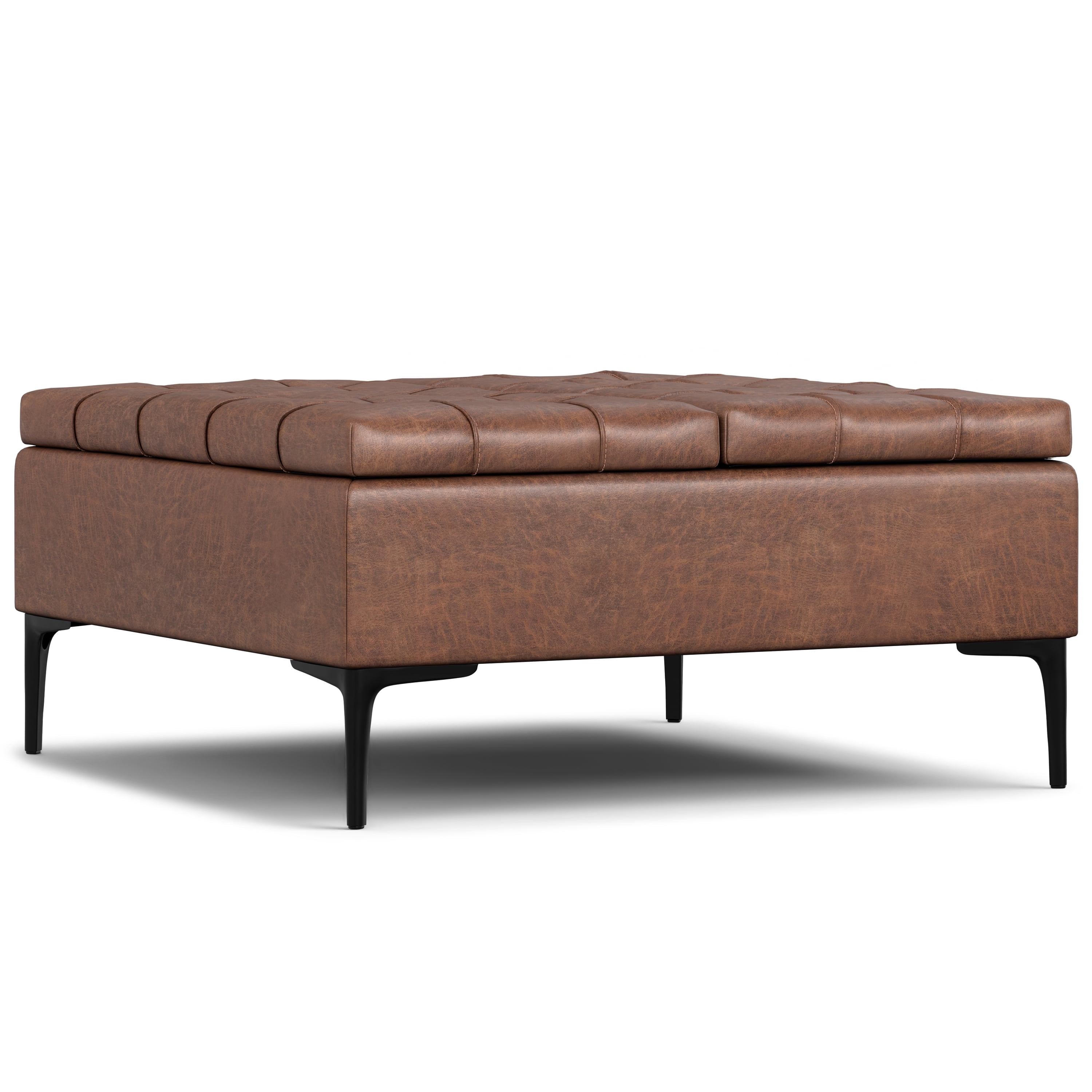 Simpli Home Laura 36 inch Wide Mid Century Square MidÂ CenturyÂ Lift ...