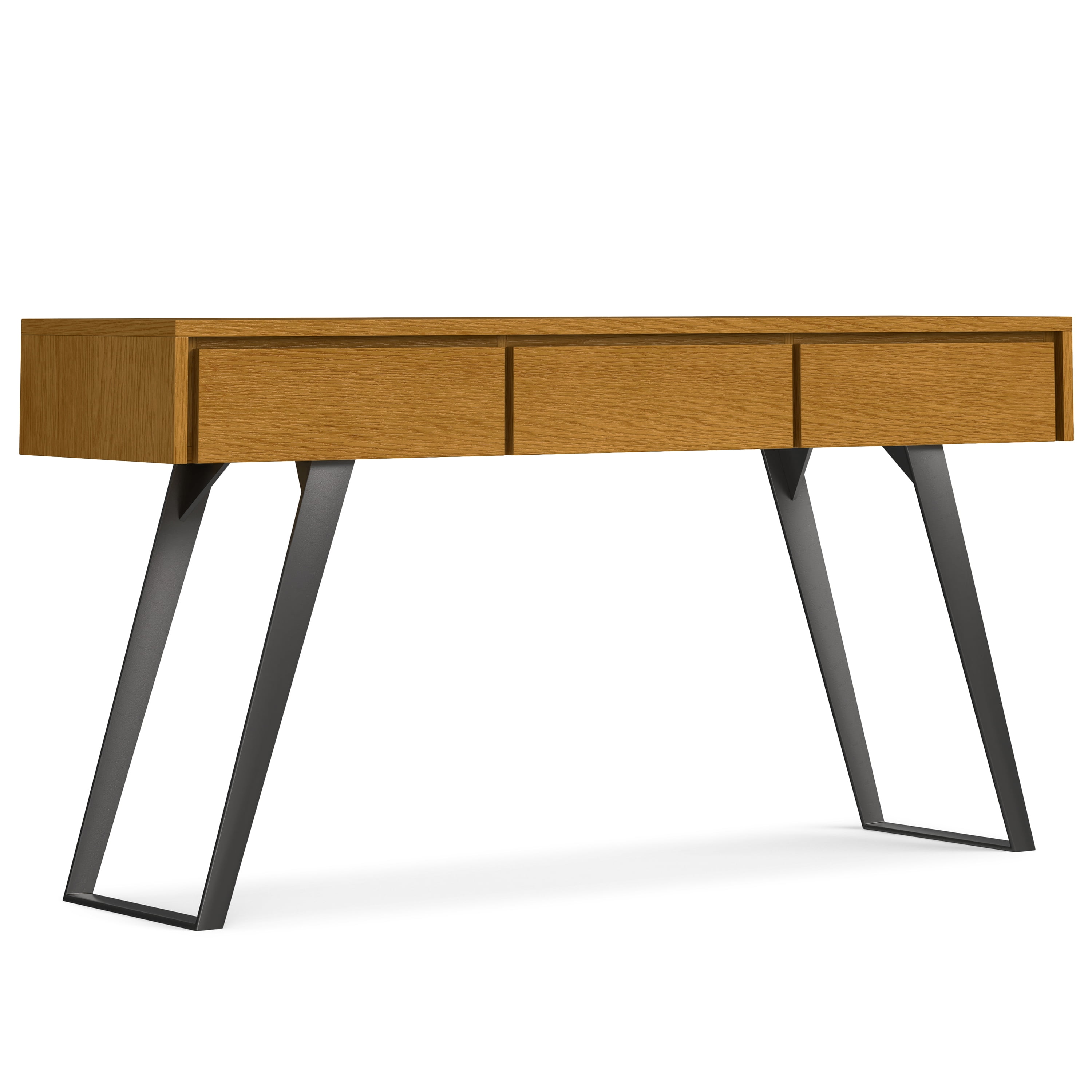 Simpli Home Lowry 60 inch Wide Modern Industrial Console Sofa Table in ...