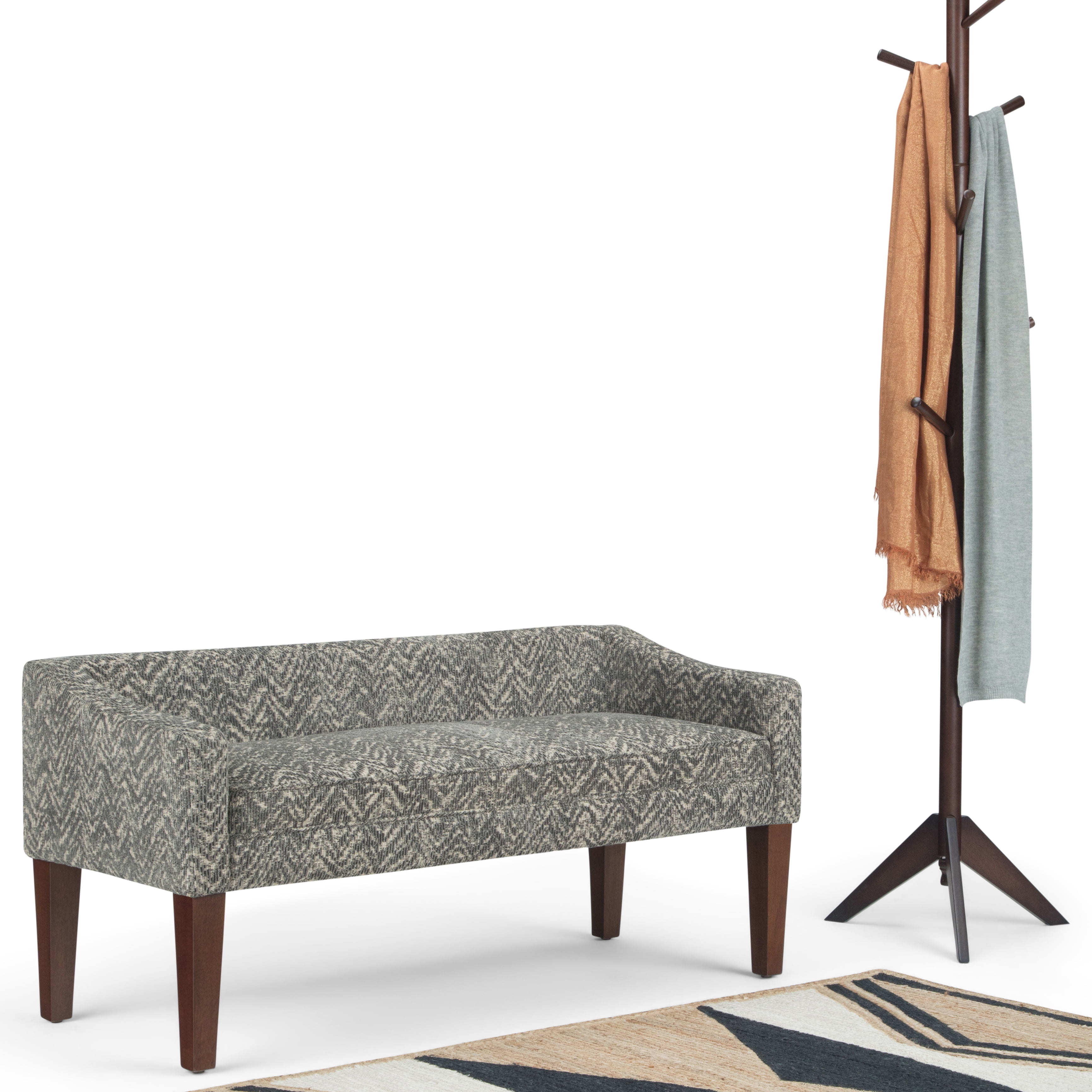 Simpli Home Parris Upholstered Bench - Walmart.com